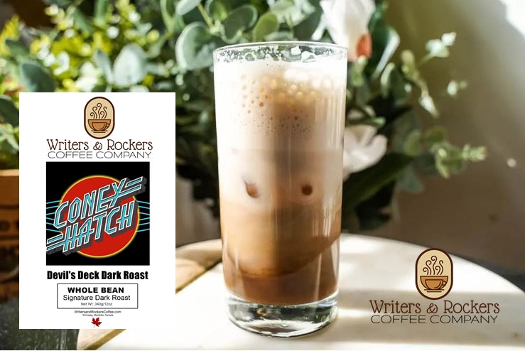 Iced Coney Hatch Devil's Deck Dirty Chai Latte – Writers and Rockers ...